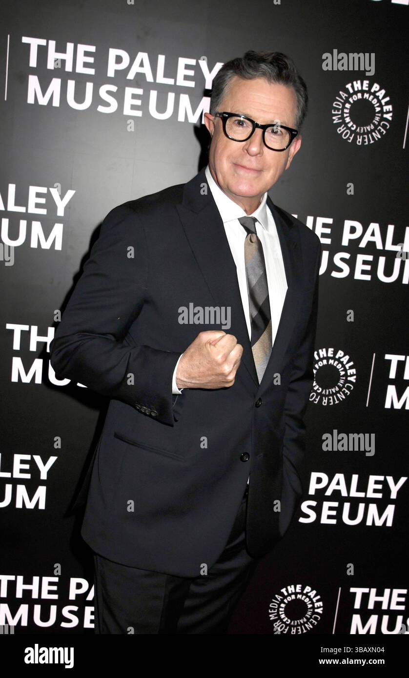 New York, NY, USA. 13th May, 2025. Stephen Colbert at PaleyLive - An ...