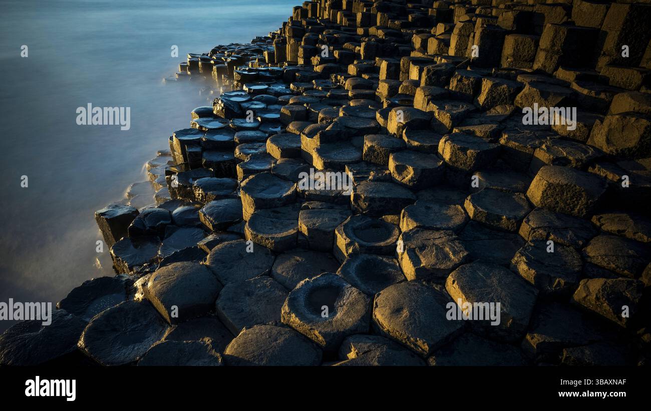 Timelapse of the Giant's Causeway, County Antrim, Northern Ireland, UK ...