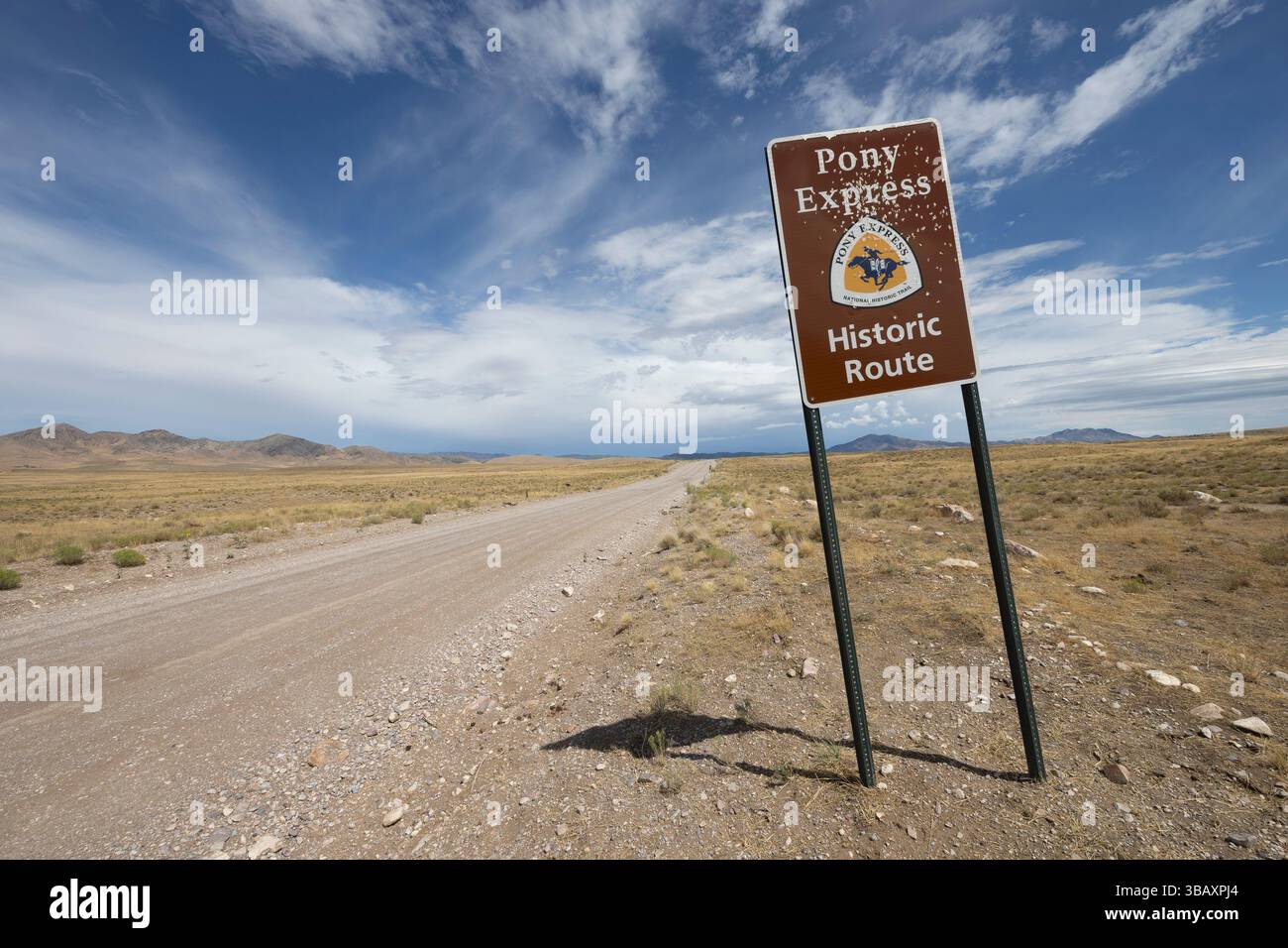 Historic Pony Express Route Simpson Springs Utah Stock Photo - Alamy