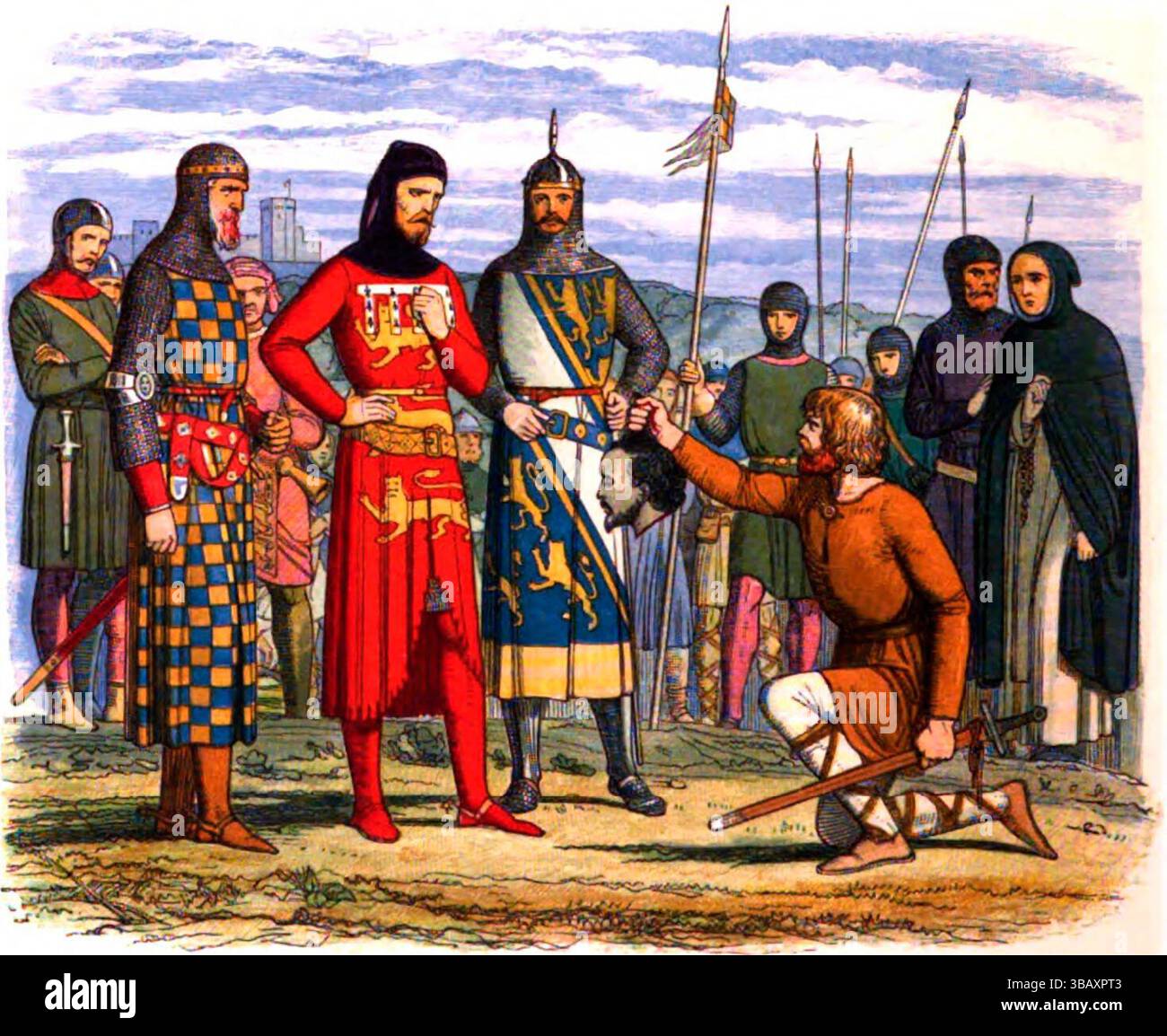 The head of Piers Gaveston, 1st Earl of Cornwall, is delivered to ...