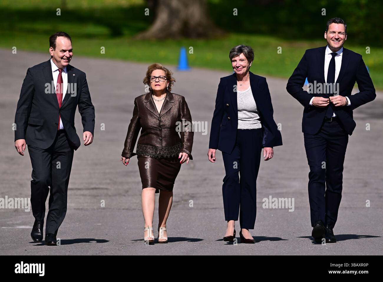 Ottawa, Canada. 13th May, 2025. Steven MacKinnon, left to right, Lena ...