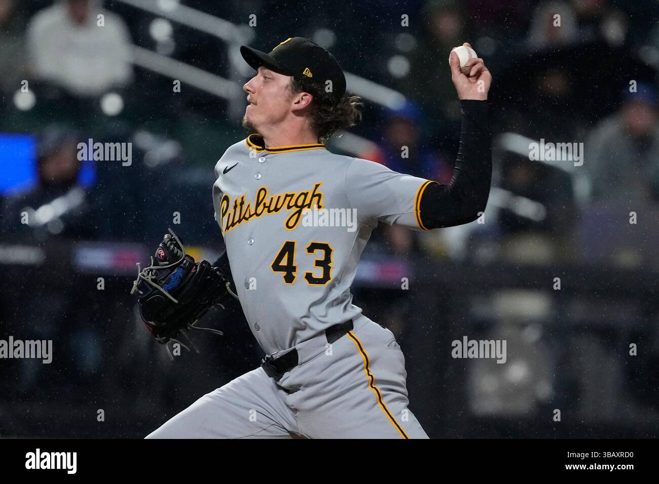 Pittsburgh Pirates' Ryan Borucki (43) pitches during the eighth inning ...