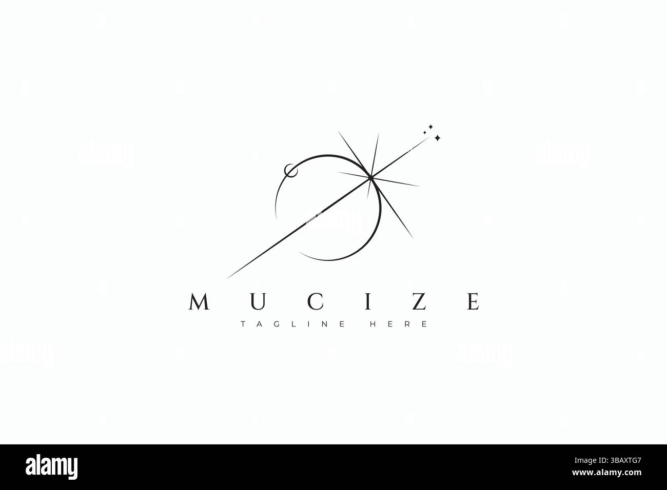 Abstract Illustration Eclipse Light Geometry Symbol Business Logo ...