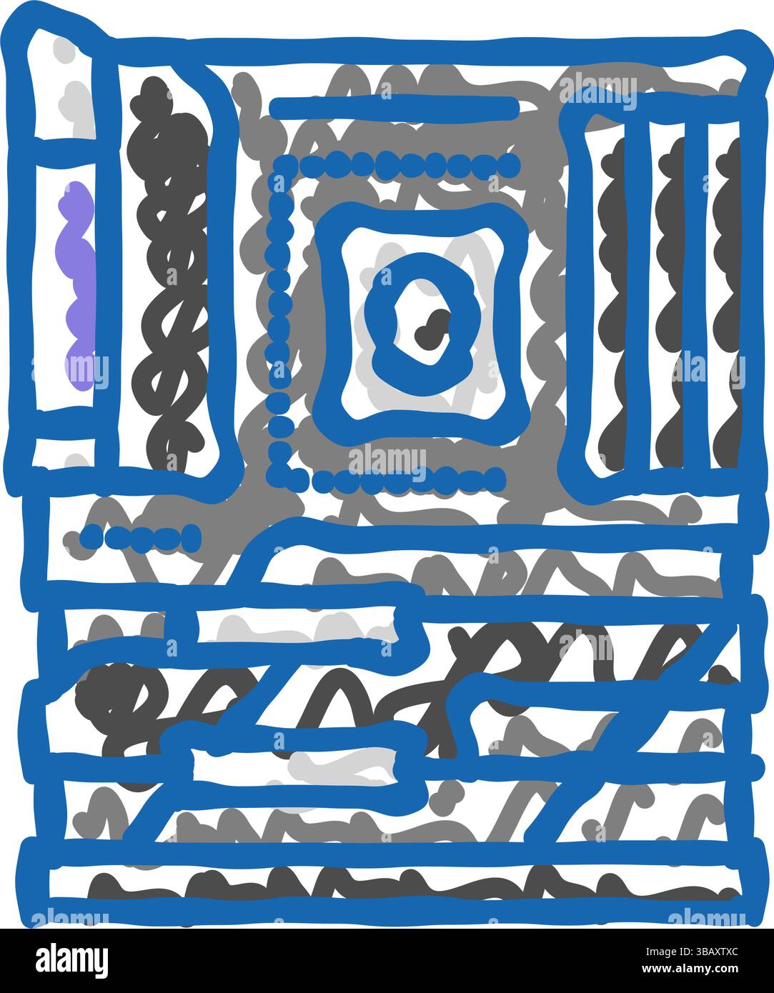 motherboard gaming pc icon doodle illustration Stock Vector Image & Art ...