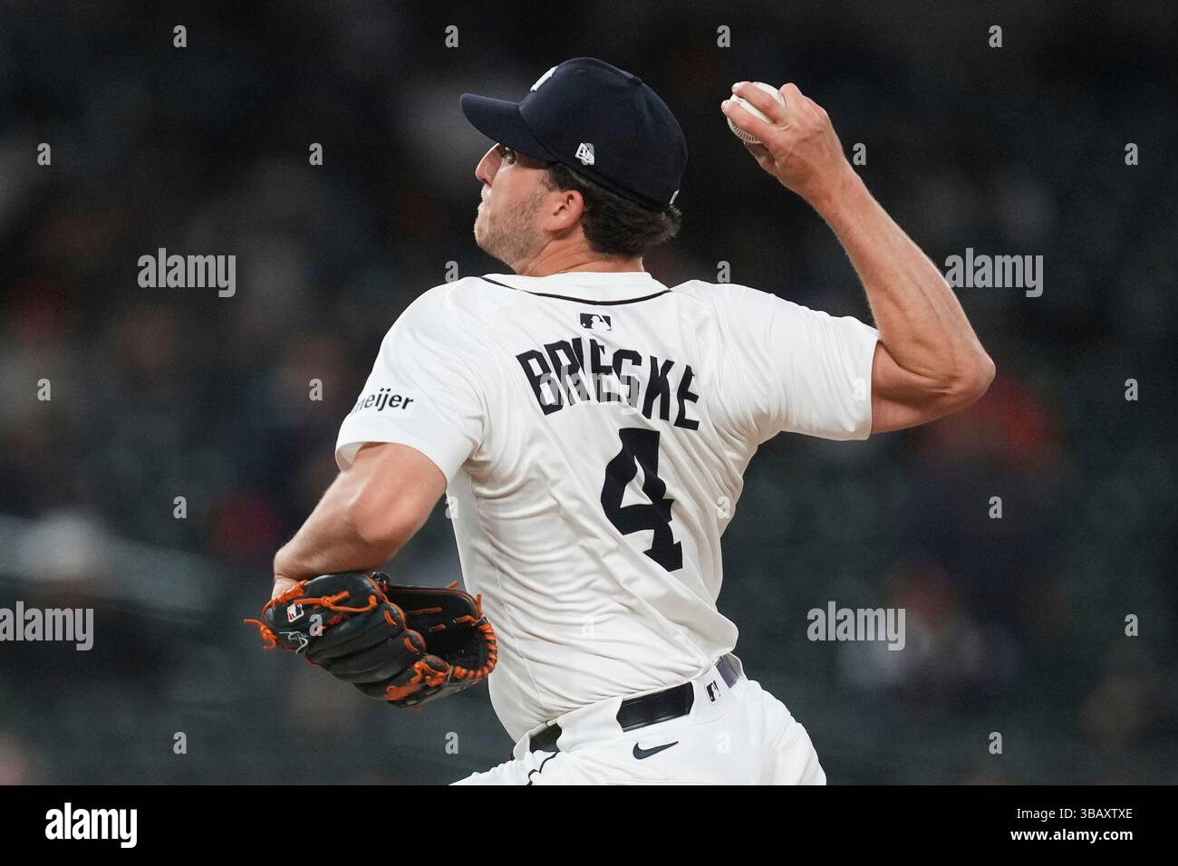 Detroit Tigers pitcher Beau Brieske throws against the Boston Red Sox ...