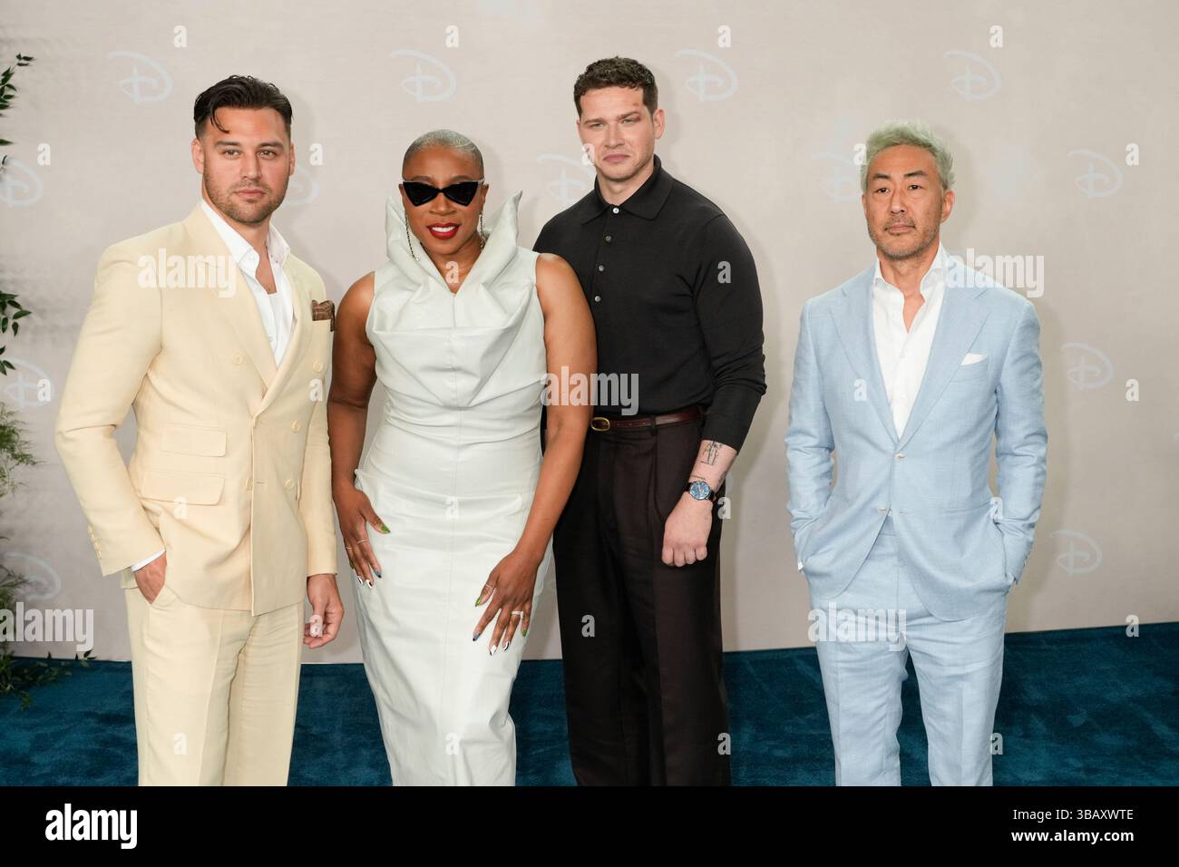 New York, USA. 13th May, 2025. L-R: Oliver Stark, Ryan Guzman, Aisha ...
