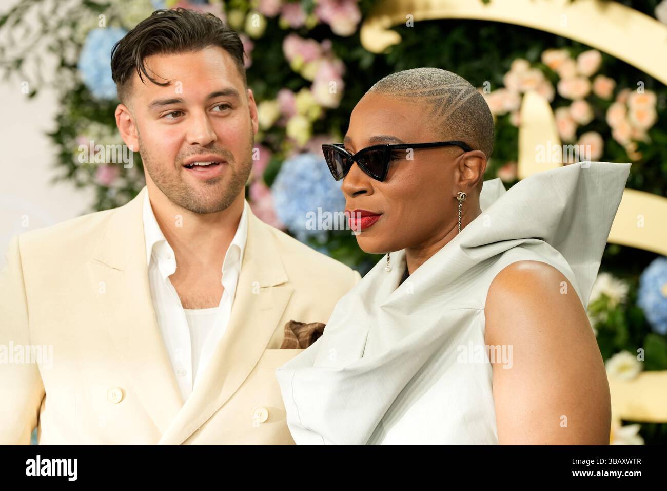 New York, USA. 13th May, 2025. L-R: Oliver Stark, Ryan Guzman, Aisha ...