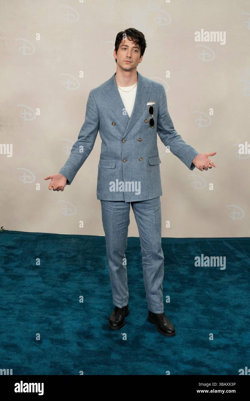 Milo Manheim attends the 2025 Disney Upfront, held at the Jacob Javitz ...