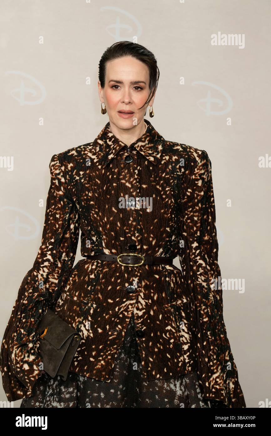 New York, USA. 13th May, 2025. Sarah Paulson attends the 2025 Disney ...