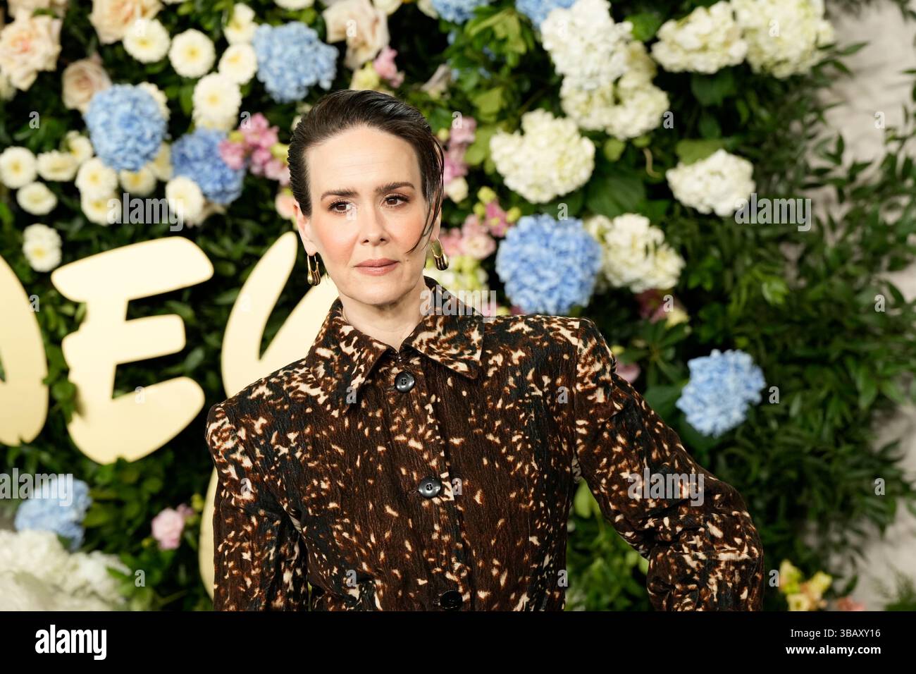 New York, USA. 13th May, 2025. Sarah Paulson attends the 2025 Disney Upfront, held at the Jacob ...