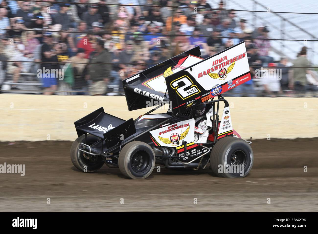 KOKOMO, IN - MAY 12: Cory Eliason (2KS) TKS Motorsports makes a lap in ...