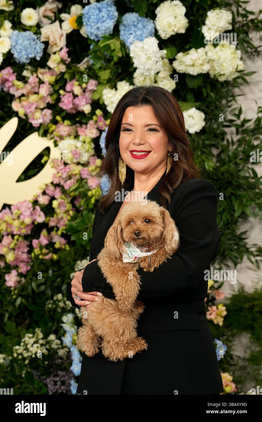 New York, USA. 13th May, 2025. Ana Navarro, dog Chi Chi attends the 2025 Disney Upfront, held at ...