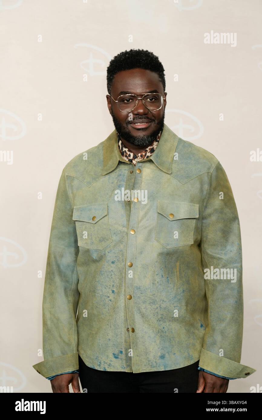 New York, USA. 13th May, 2025. Babou Ceesay attends the 2025 Disney ...