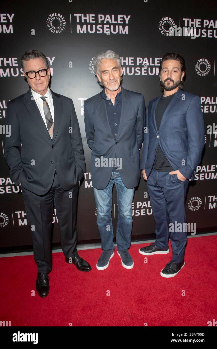 New York, United States. 13th May, 2025. (L-R) Stephen Colbert, Tony ...