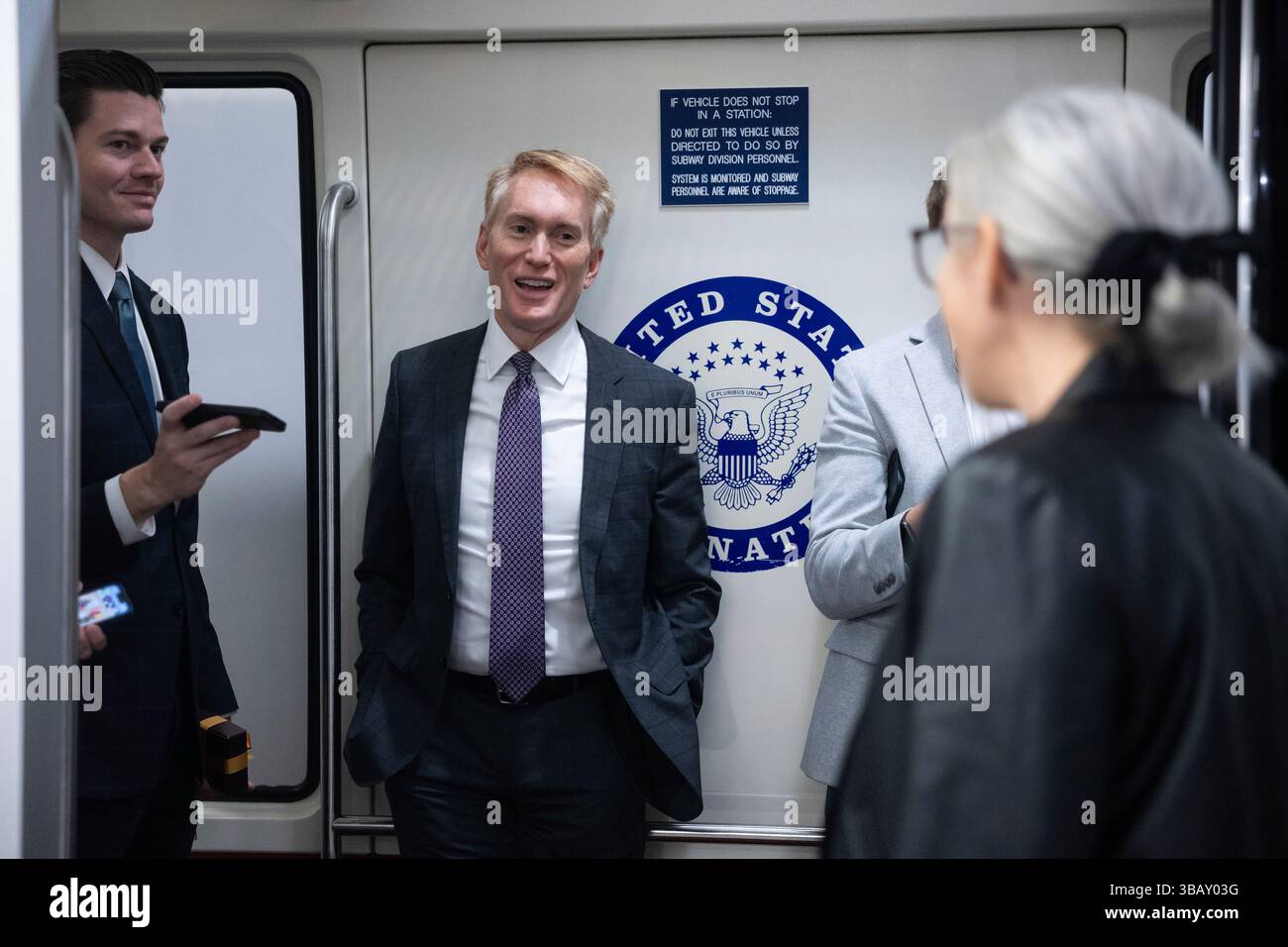 Sen. James Lankford (R-Okla.) is seen on Capitol Hill May 13, 2025 ...