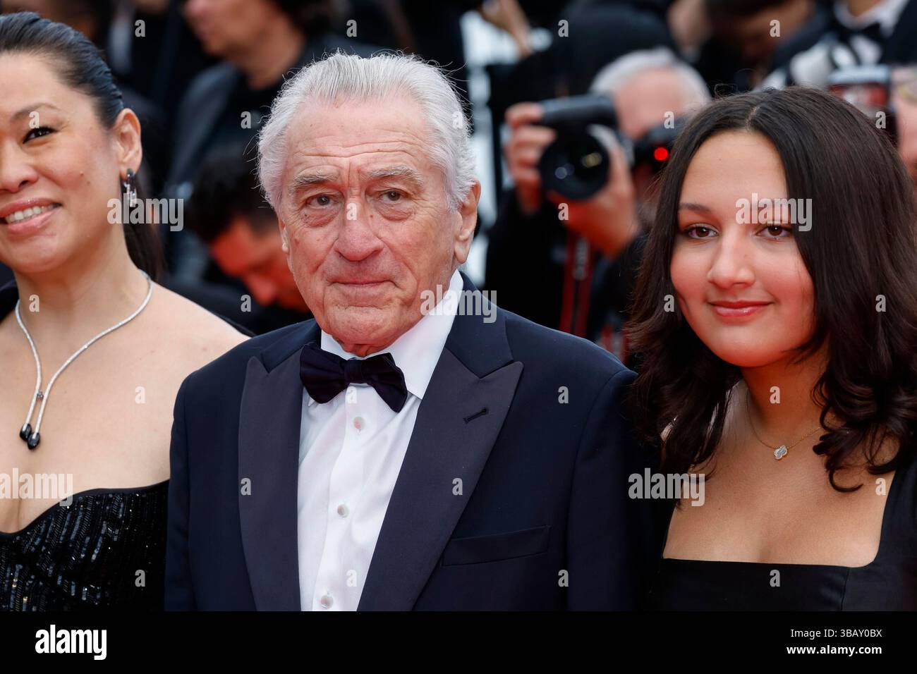 Robert De Niro, Tiffany Chen and Helen Grace De Niro attend the Opening ...