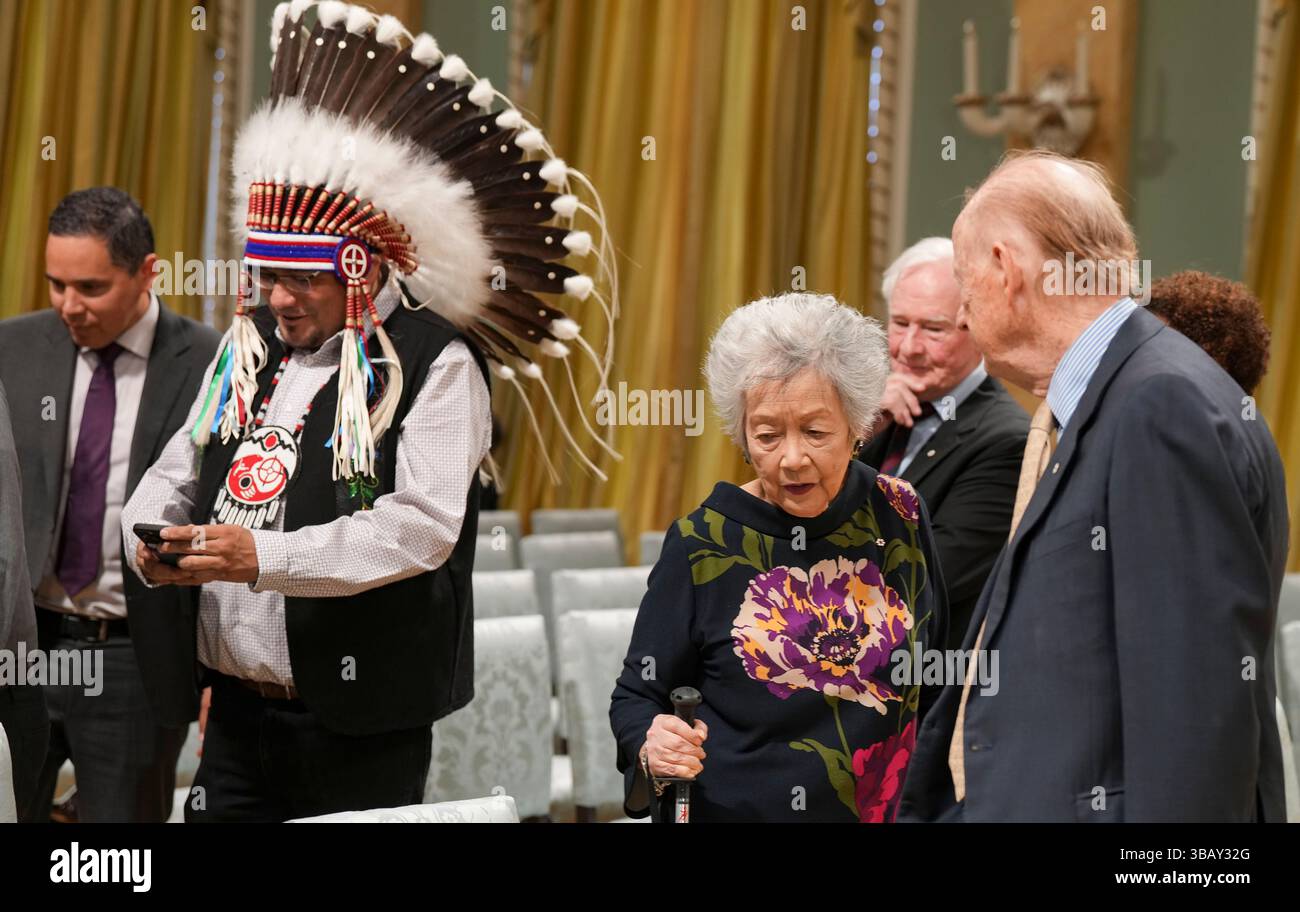 Ottawa, Canada. 13th May, 2025. Former governor general Adrienne ...
