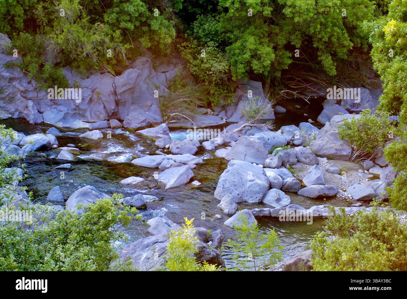 Gole dell'Alcantara, Francavilla di Sicilia, Sicily, Italy Stock Photo ...