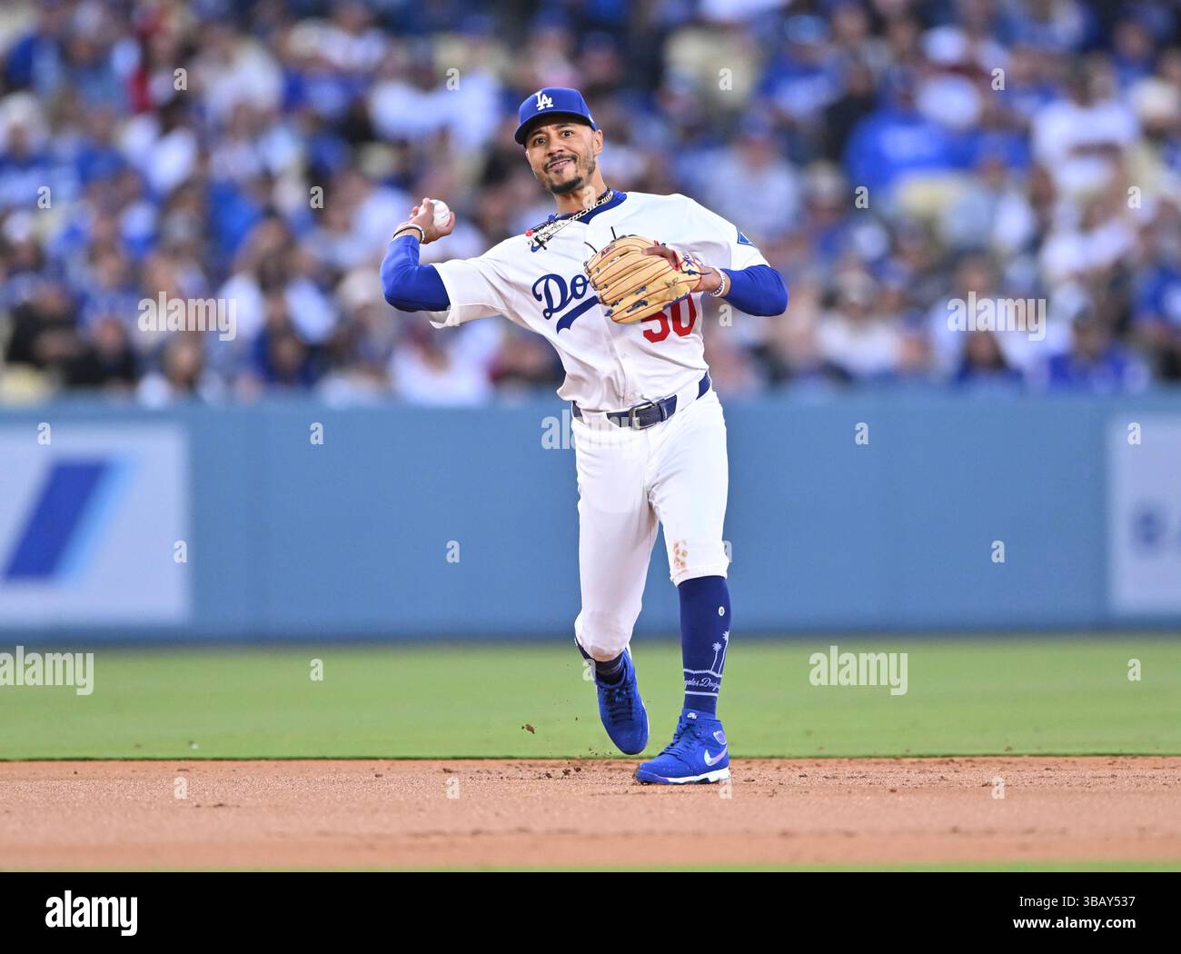 LOS ANGELES, CA - MAY 13: Los Angeles Dodgers shortstop Mookie Betts ...