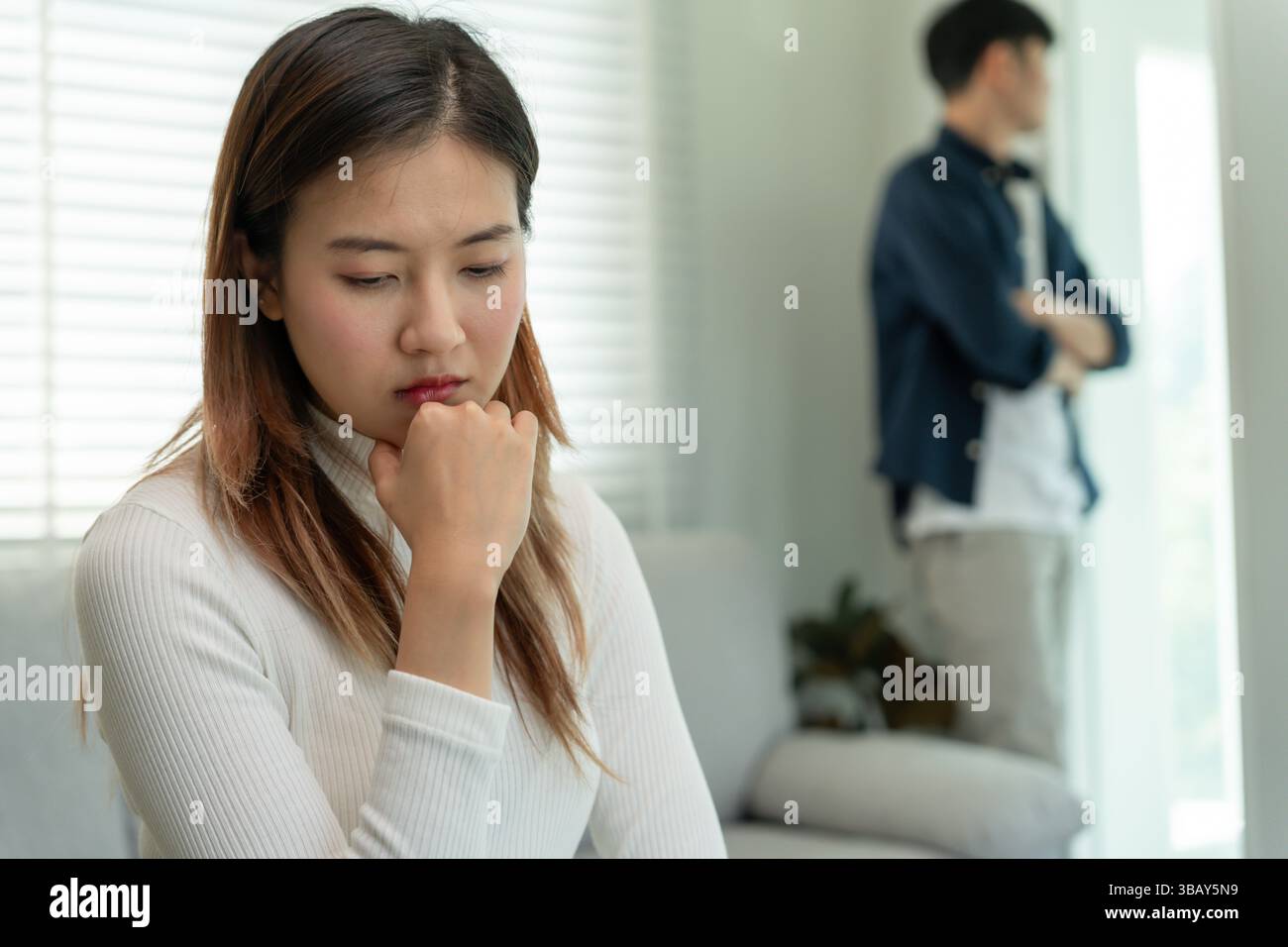 Divorce and quarrels. couples are desperate and disappointed after ...