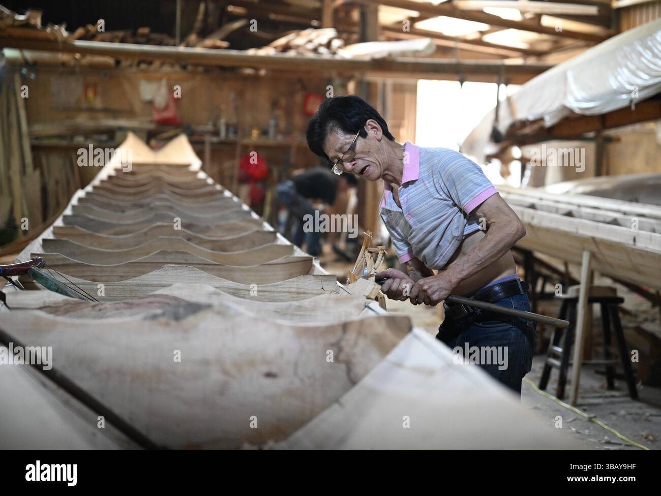 **CHINESE MAINLAND, HONG KONG, MACAU AND TAIWAN OUT** Villagers make ...