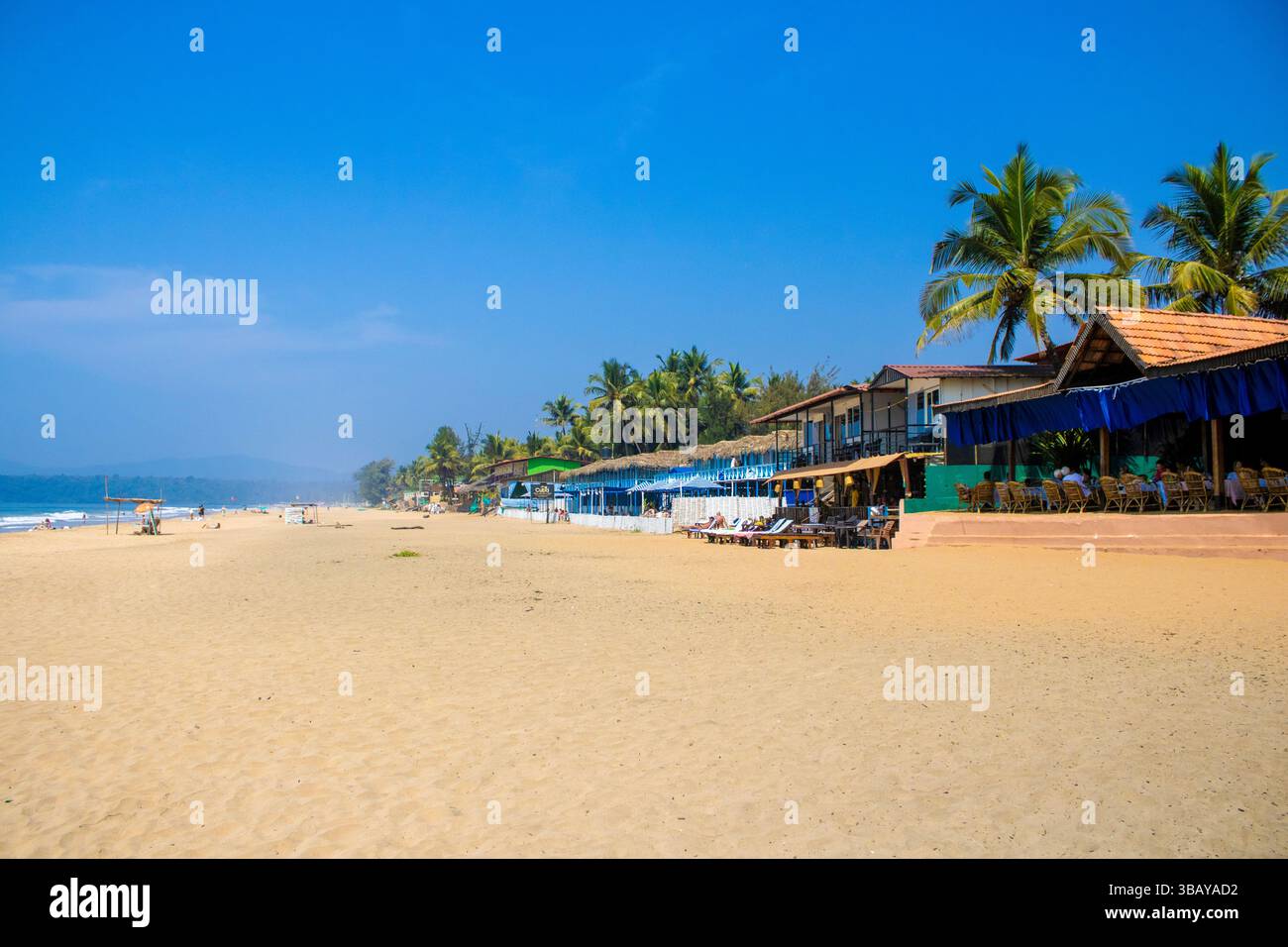 Coast of Agonda Beach in India Stock Photo - Alamy