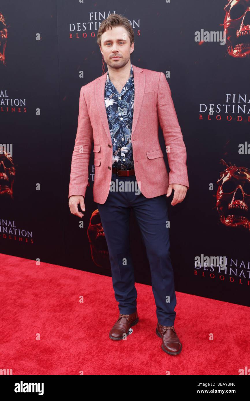 Los Angeles, USA. 13th May, 2025. Max Lloyd-Jones attends the world ...