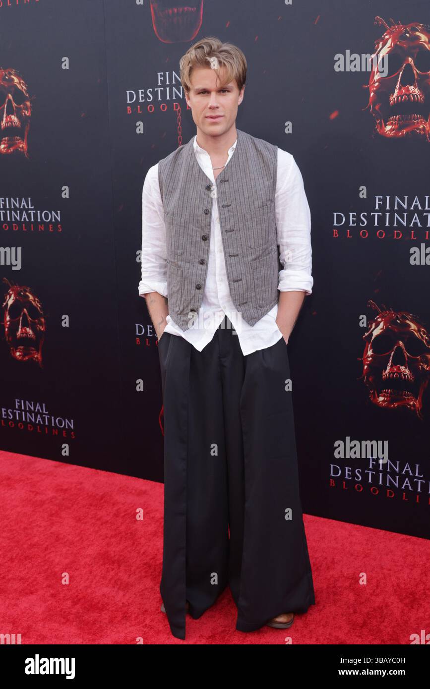 Los Angeles, USA. 13th May, 2025. Owen Patrick Joyner attends the world premiere of Warner Bros ...