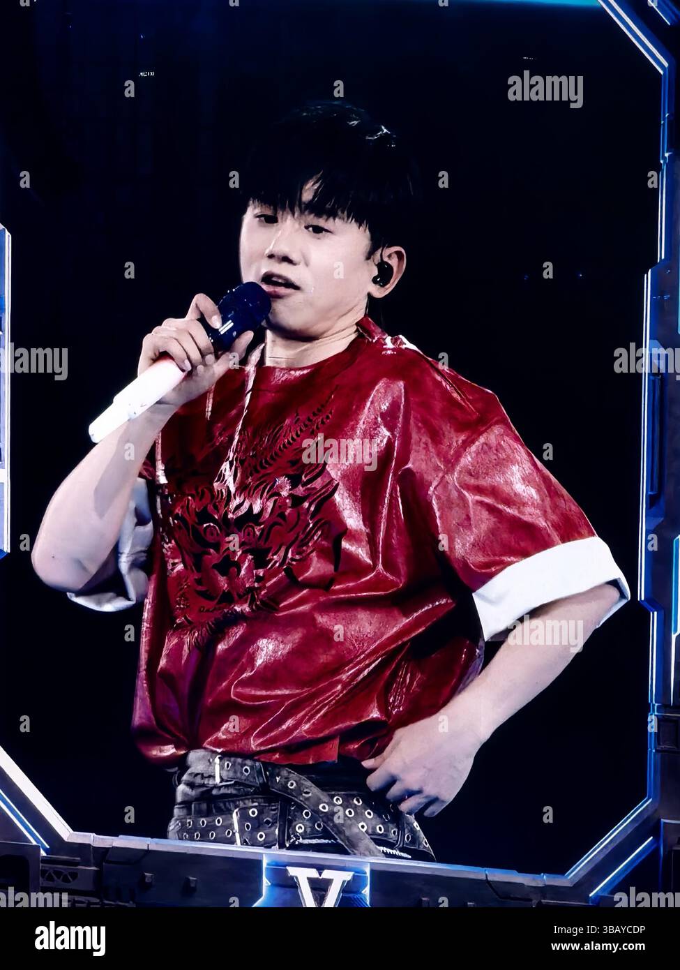 Chinese pop singer Jason Zhang holds a concert in Beijing, China, 11 ...