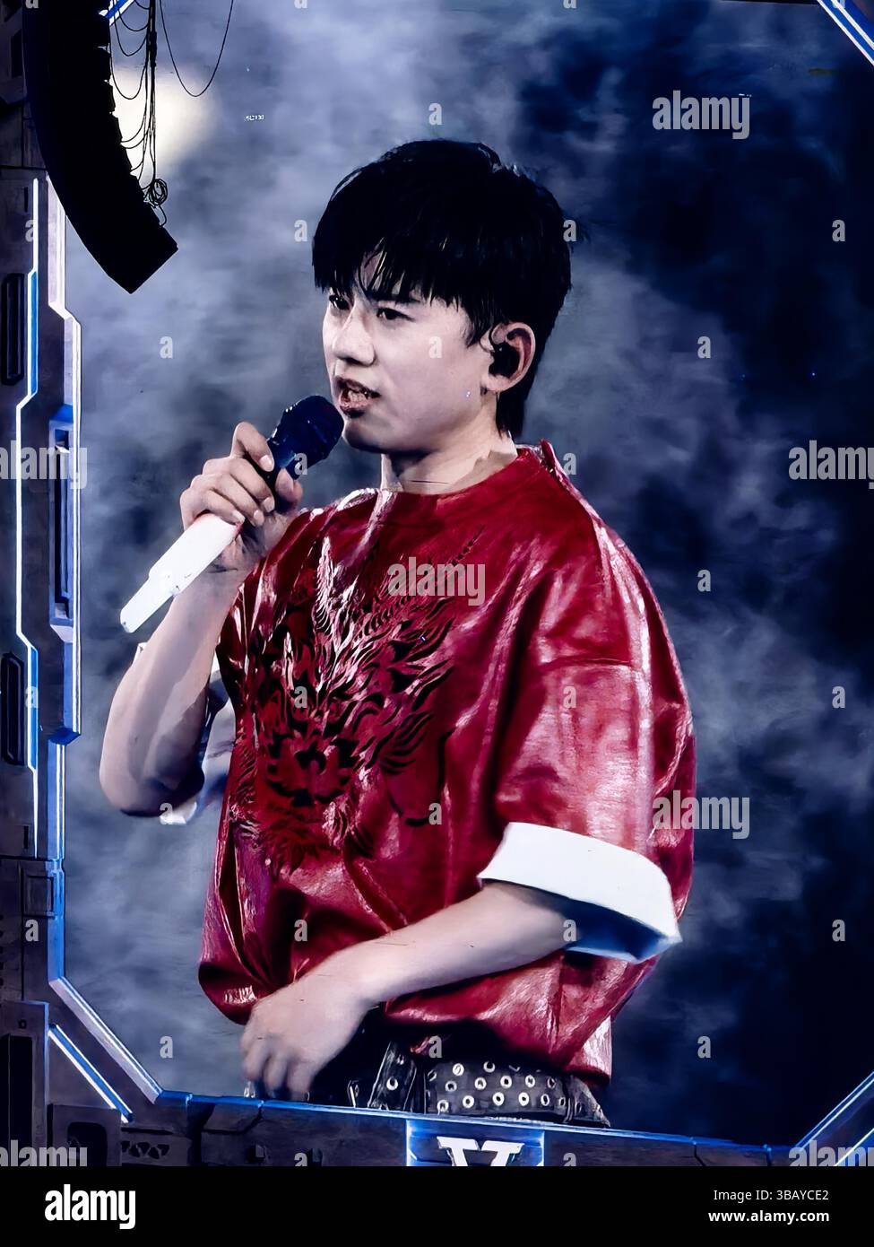 Chinese pop singer Jason Zhang holds a concert in Beijing, China, 11 ...