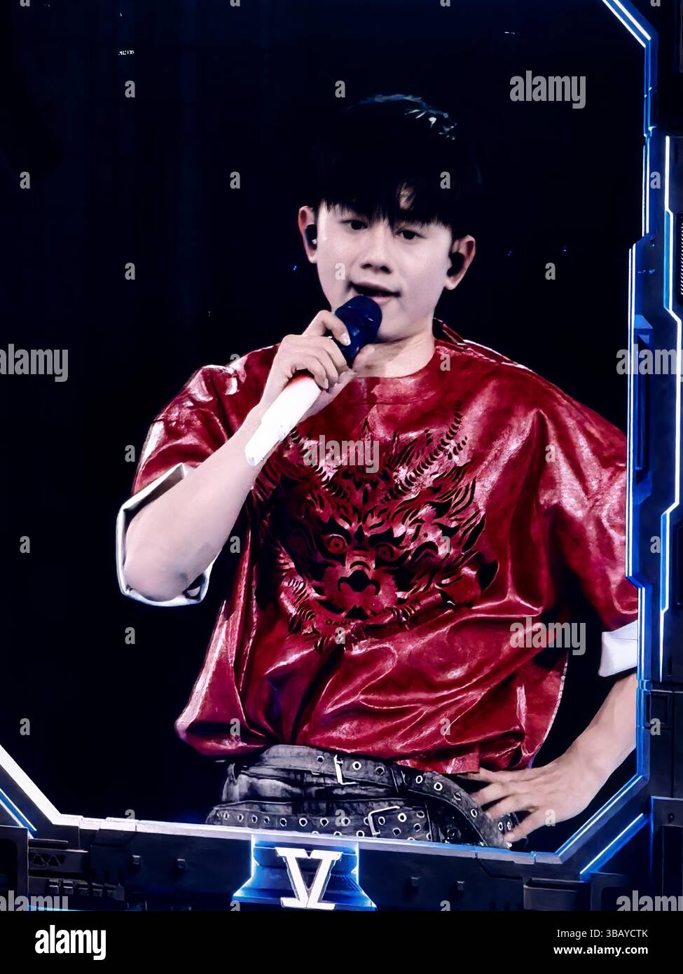 Chinese pop singer Jason Zhang holds a concert in Beijing, China, 11 ...