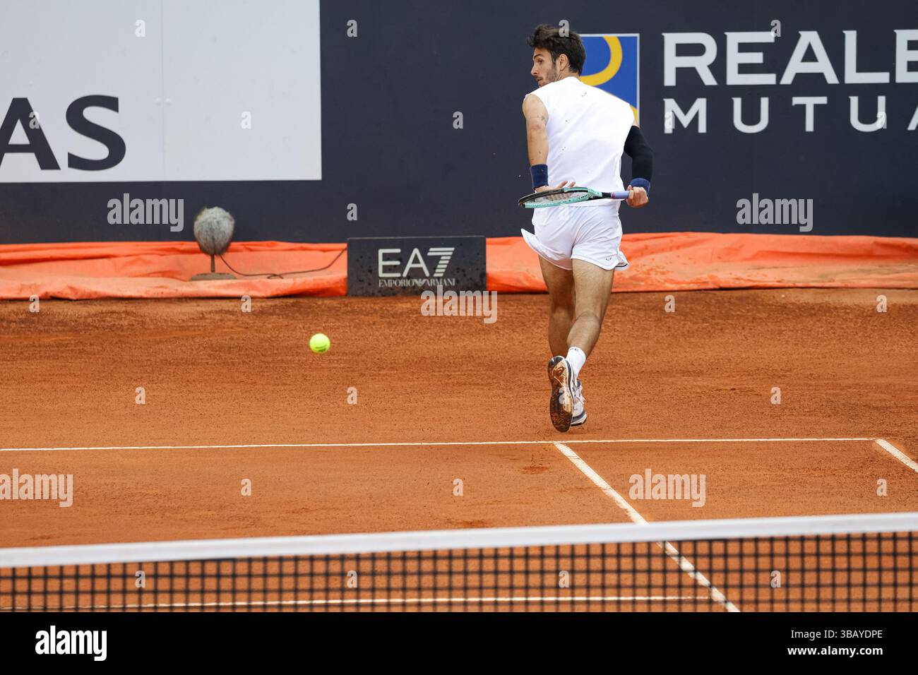 Rome, Italy. 14th May, 2025. Lorenzo Musetti backhand no look during ...