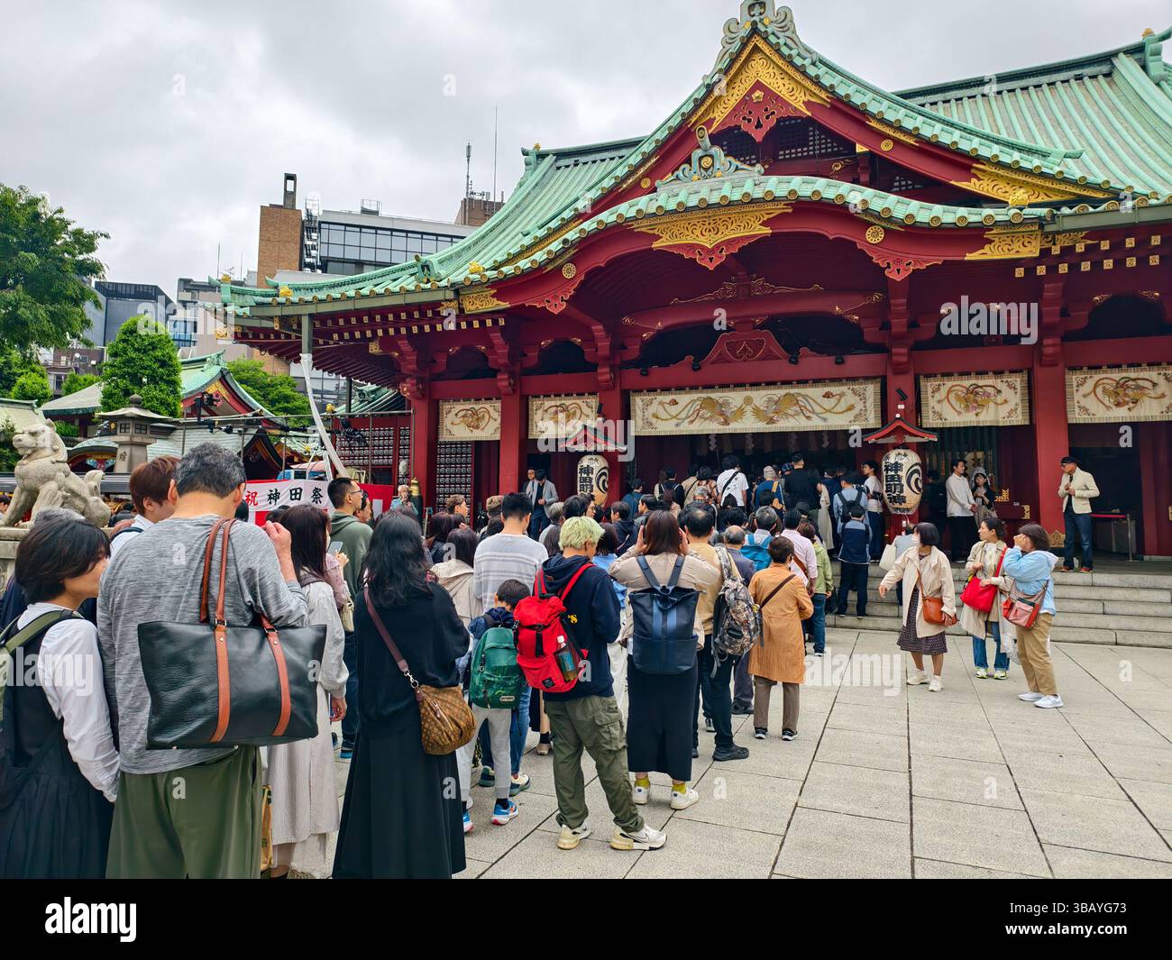 Tokyo, Japan - MAY 10 2025 : Kanda Matsuri Festival at Kanda Myojin ...