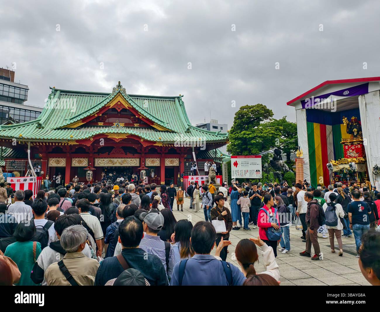 Tokyo, Japan - MAY 10 2025 : Kanda Matsuri Festival at Kanda Myojin ...