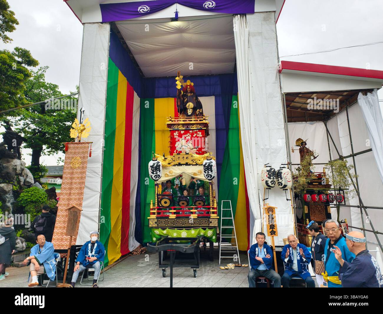 Tokyo, Japan - MAY 10 2025 : Kanda Matsuri Festival at Kanda Myojin ...