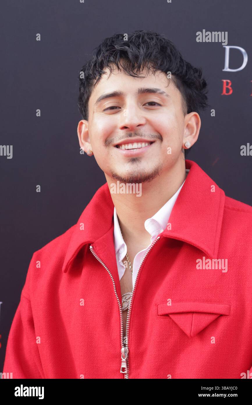 Los Angeles, USA. 13th May, 2025. Alex Guzman attends the world ...