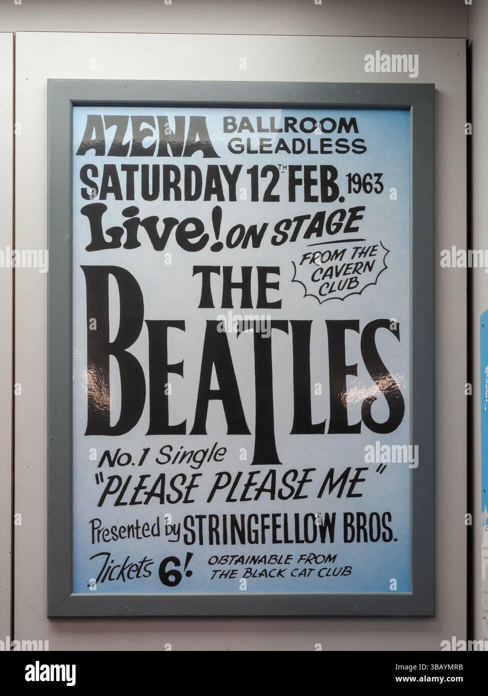 Vintage beatles concert poster hi-res stock photography and images - Alamy