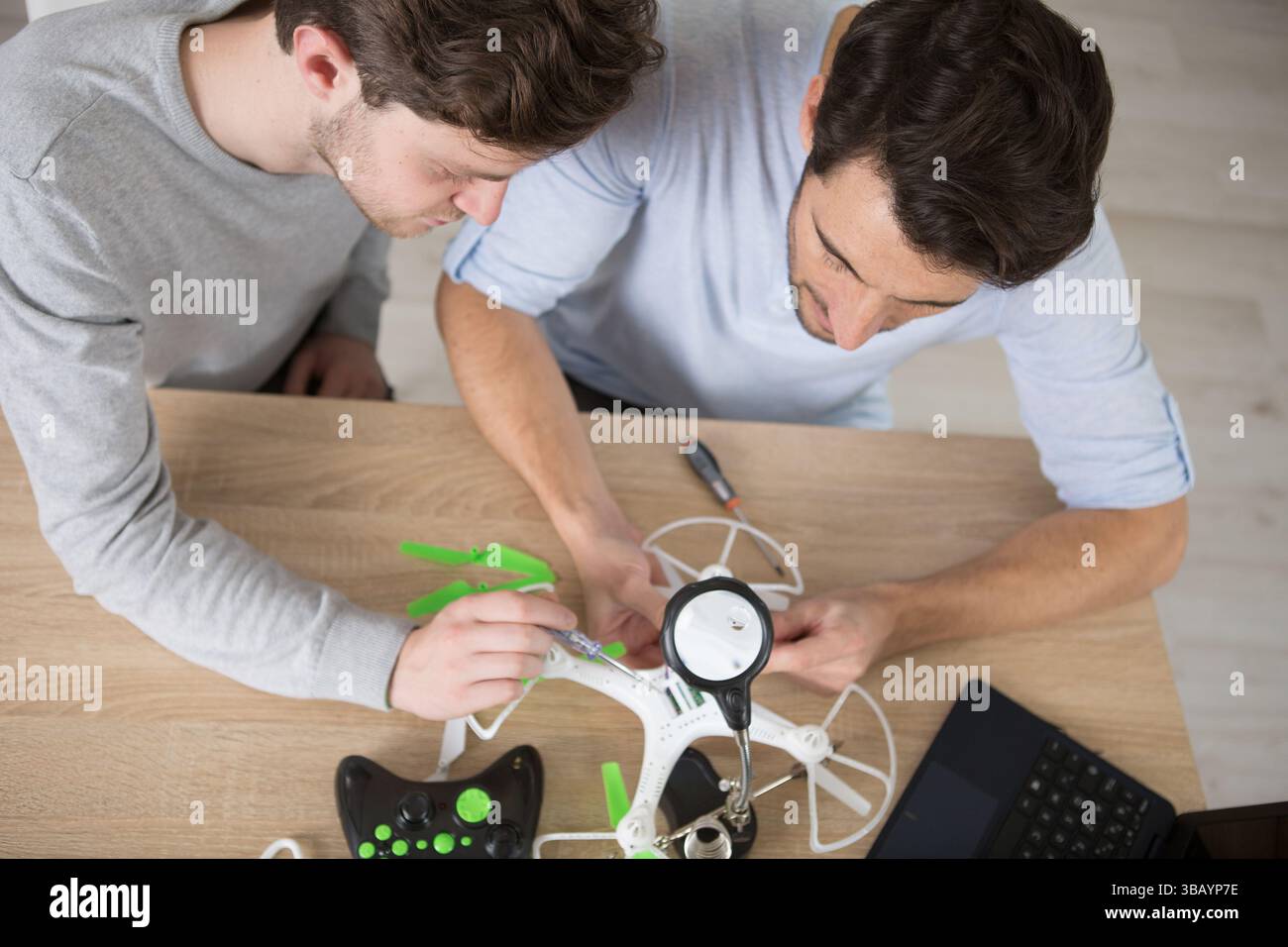 Closeup motor propeller drone hi-res stock photography and images - Alamy