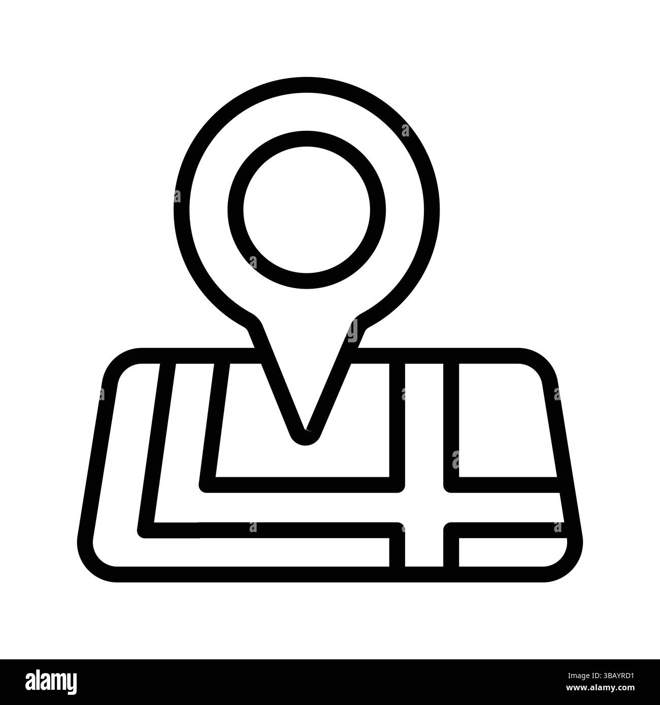 Grab this amazing icon of shopping location in modern style Stock ...