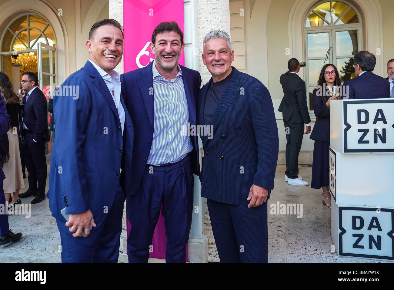 Roma, Italia. 13th May, 2025. Fabio Cannavaro, Ciro Ferrara, Roberto ...