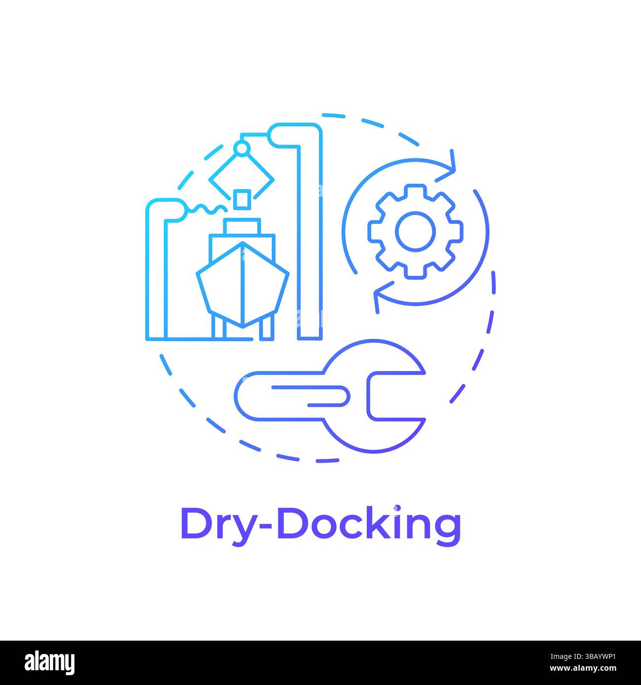 Ship docking at port Stock Vector Images - Alamy