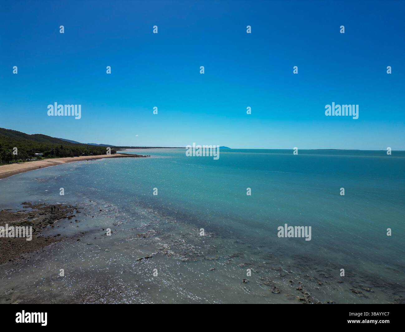 the ocean at Clairview, Qld Stock Photo - Alamy