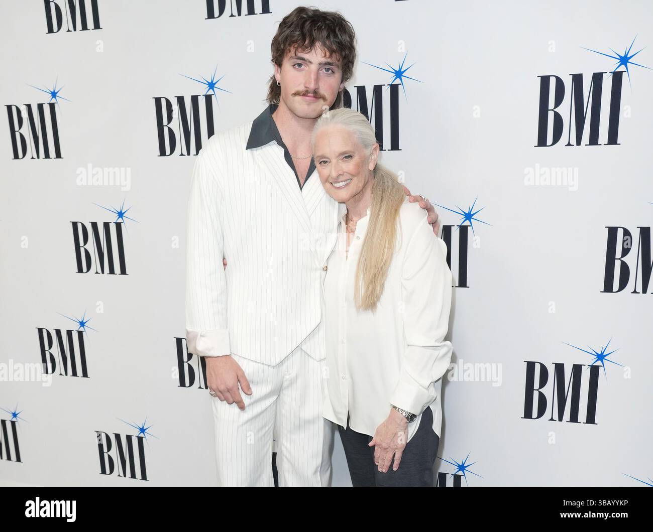Los Angeles, USA. 13th May, 2025. (L-R) Benson Boone and Barbara Cane ...