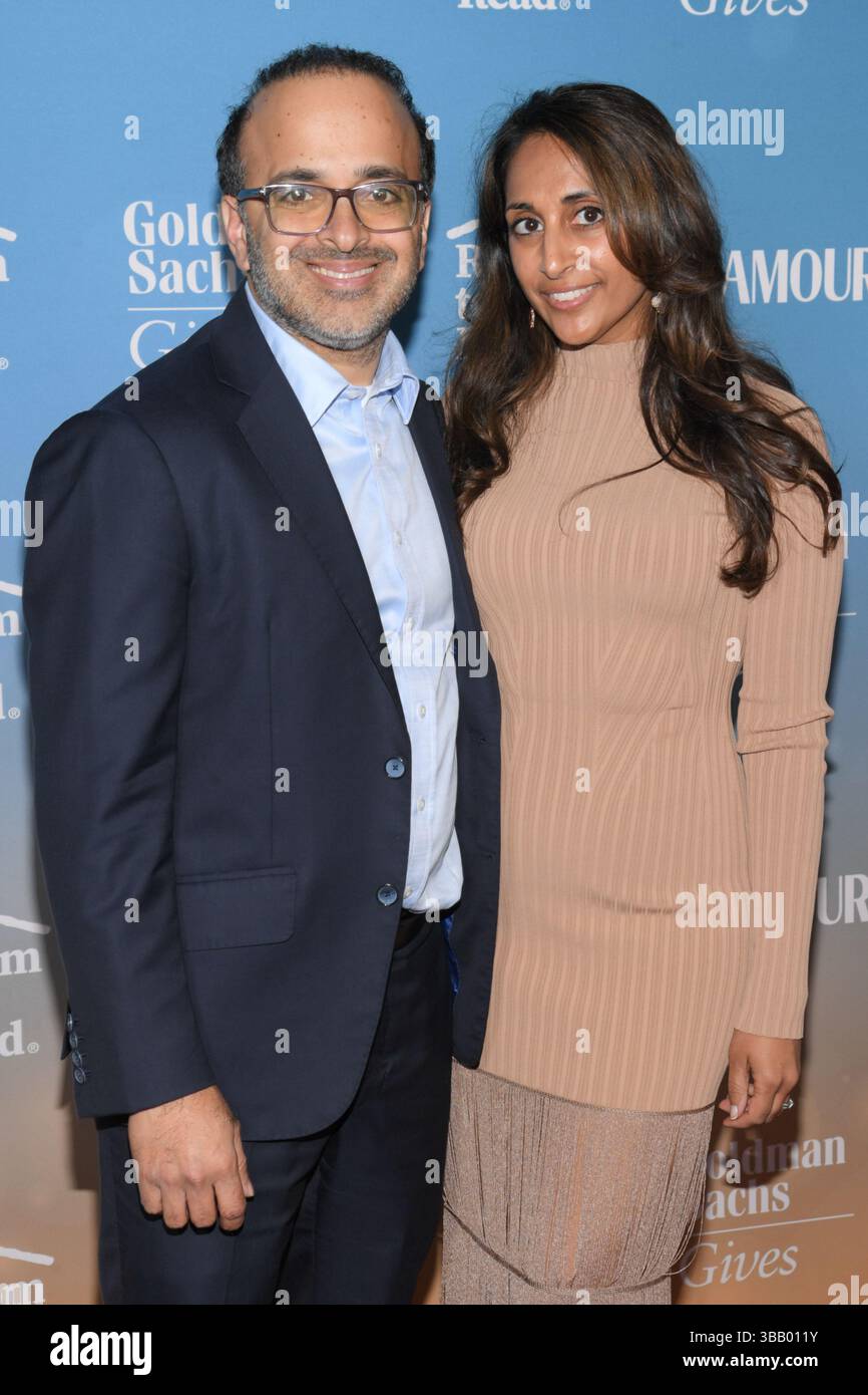 New York, USA. 13th May, 2025. Vivek Bantwal and Sarika Bantwal ...