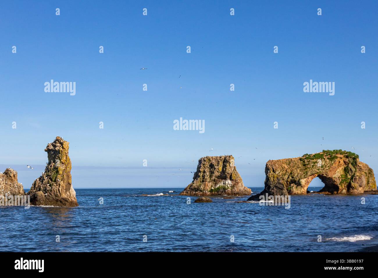 Bird's Cape at sunrise, South Sakhalin, Russia Stock Photo - Alamy
