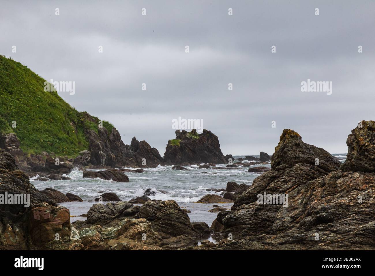 Cape Acute. South Sakhalin, Russia Stock Photo - Alamy