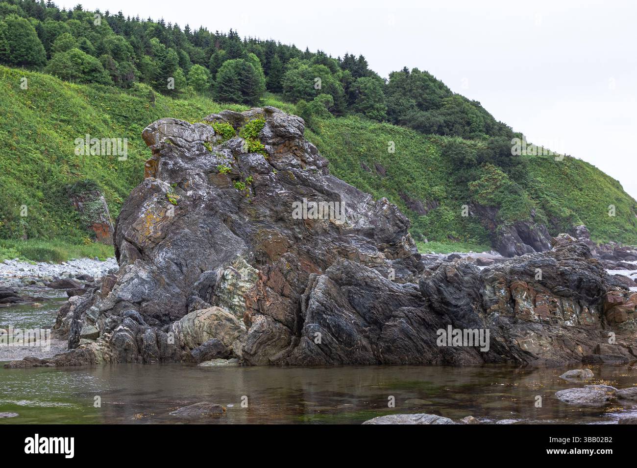 Cape Acute. South Sakhalin, Russia Stock Photo - Alamy