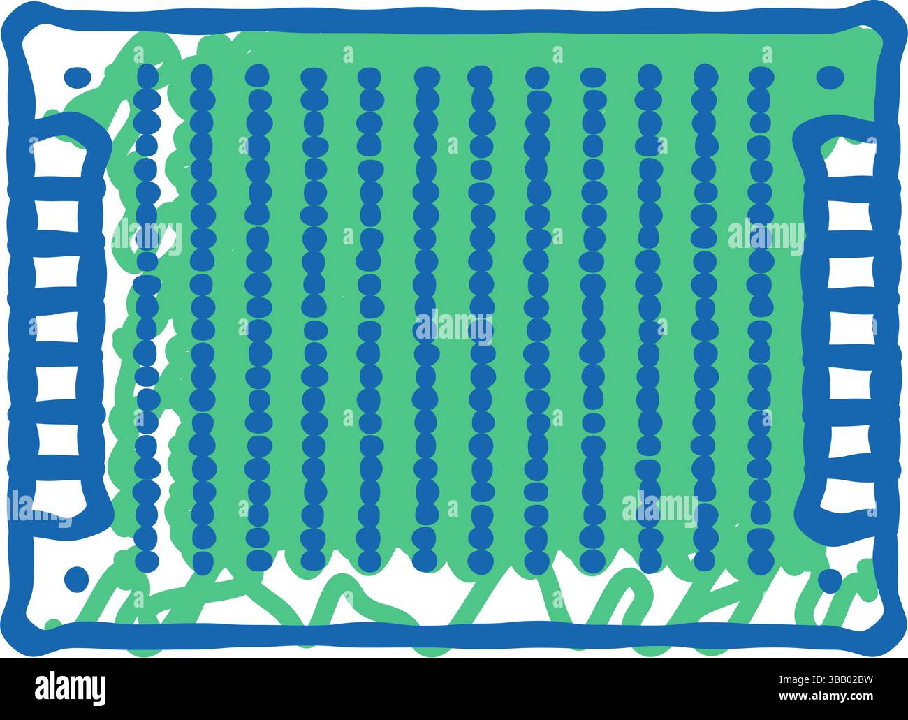 transistor electronic component icon doodle illustration Stock Vector ...