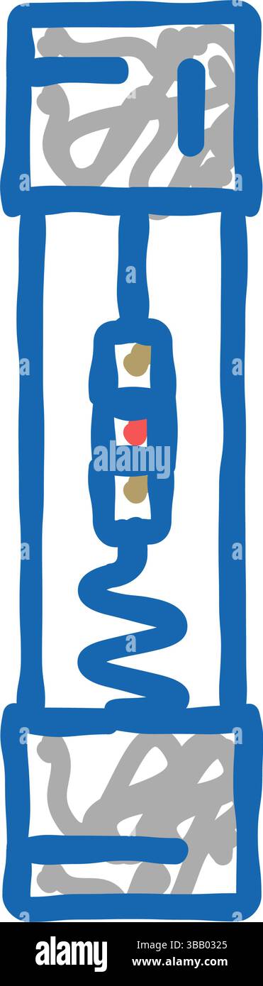 thermistor electronic component icon doodle illustration Stock Vector ...