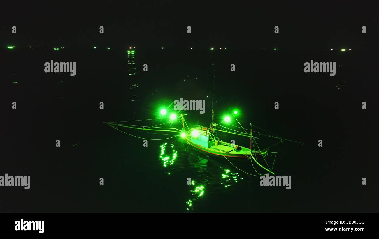 Aerial footage traditional fishing boats hi-res stock photography and ...